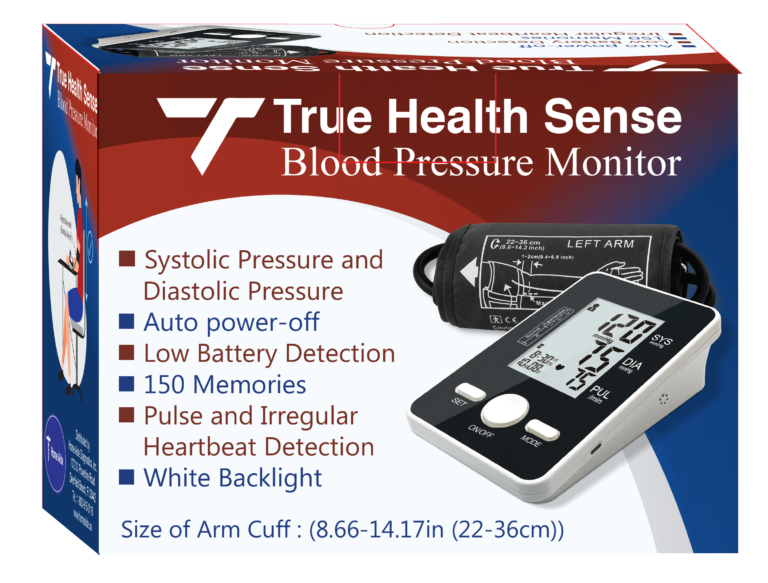 True Health Sense Blood Pressure Monitor – Home Aide Diagnostics